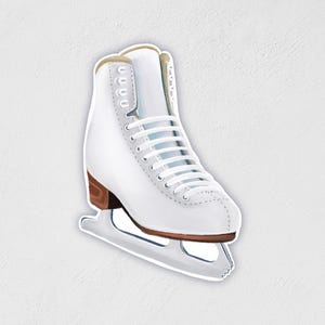 Figure Skate Sticker | Ice Skating Decal | Sport Sticker | Waterproof ...