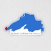 Lake Superior Sticker: Hand-drawn Waterproof Travel Decal - Etsy