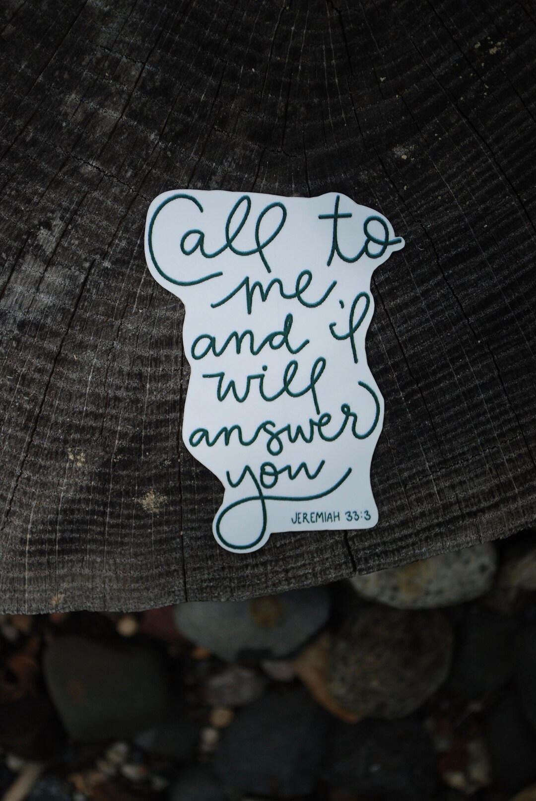 Jeremiah 33:3 Sticker Inspiration Sticker Spiritual Decal Waterproof ...