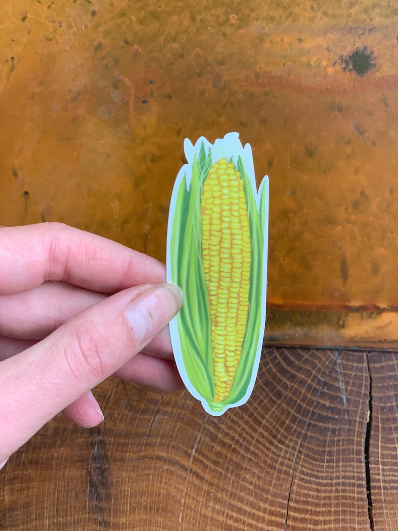 Corn on the Cob Sticker Farming Decal Waterproof Sticker Laptop Decal ...