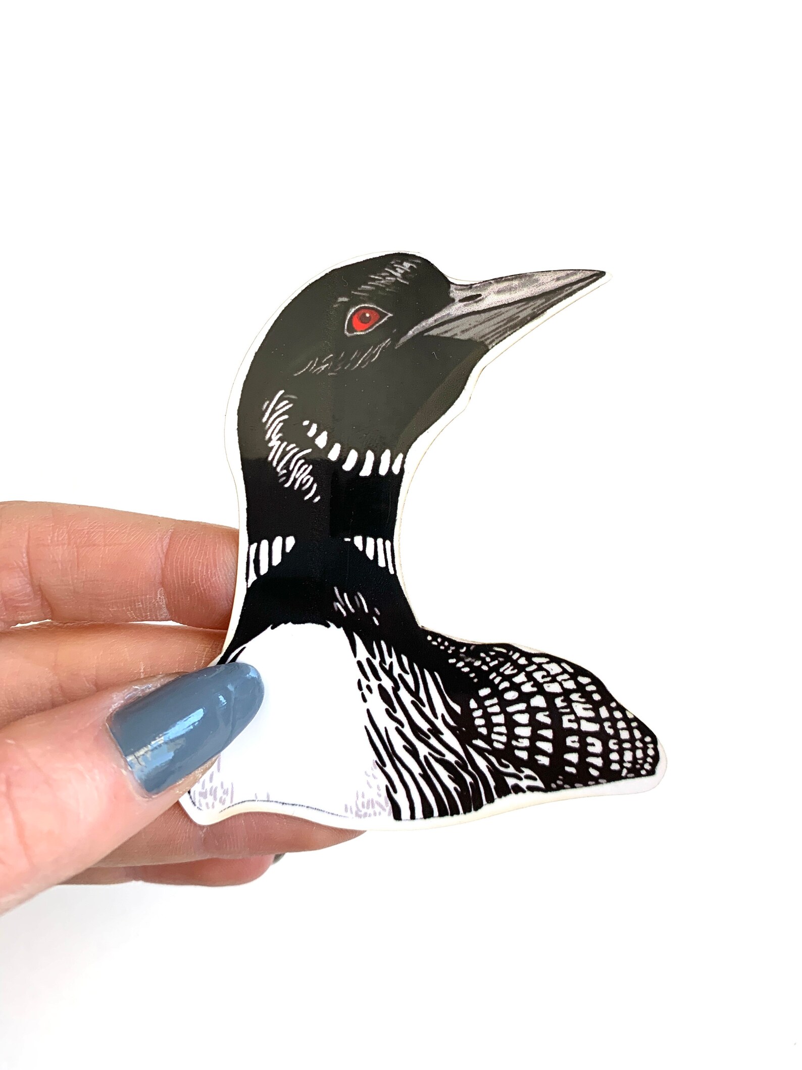 Loon Sticker Waterproof Sticker Outdoorsy Birthday Gift - Etsy