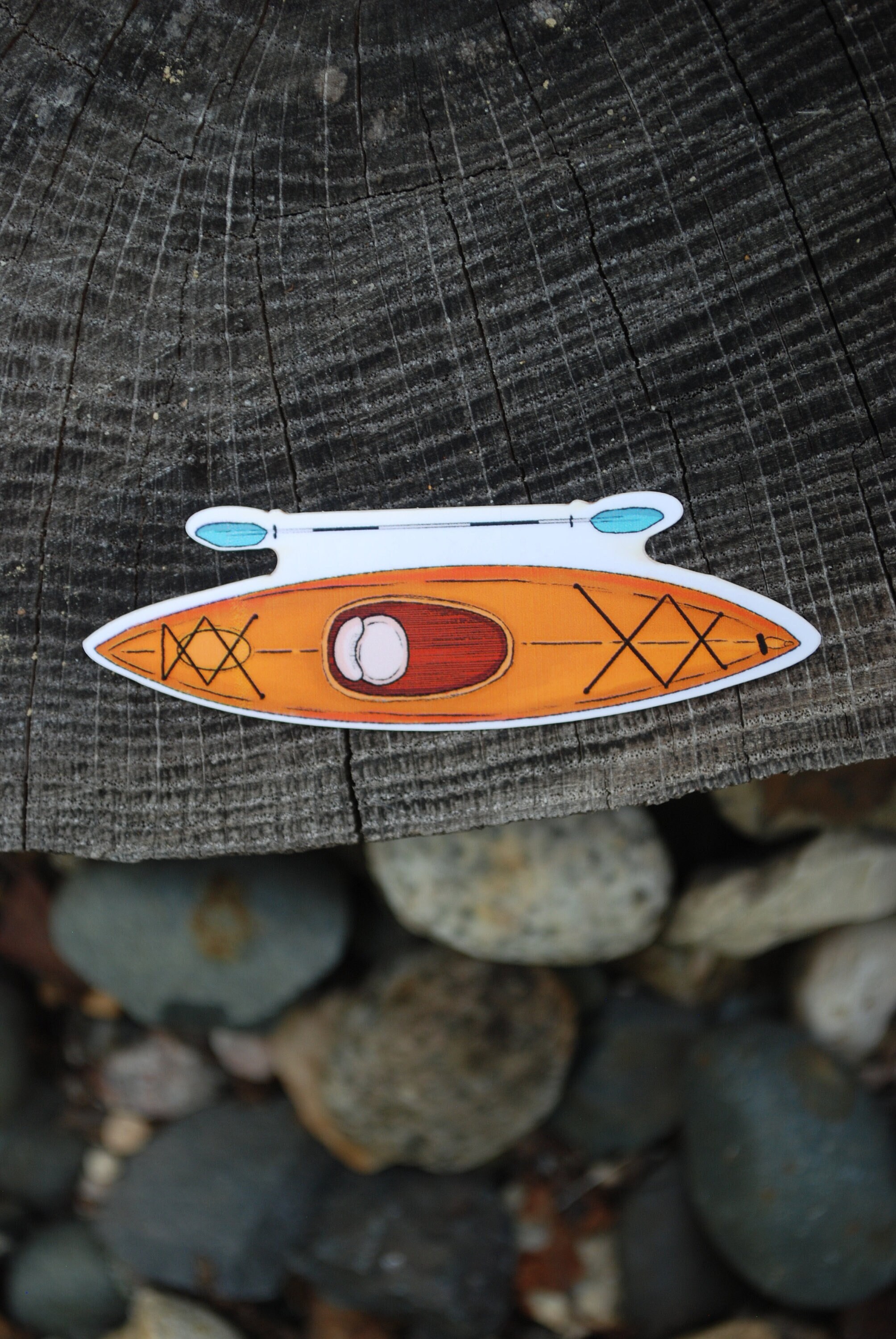 Kayak Sticker: Waterproof Outdoorsy Decal - Etsy