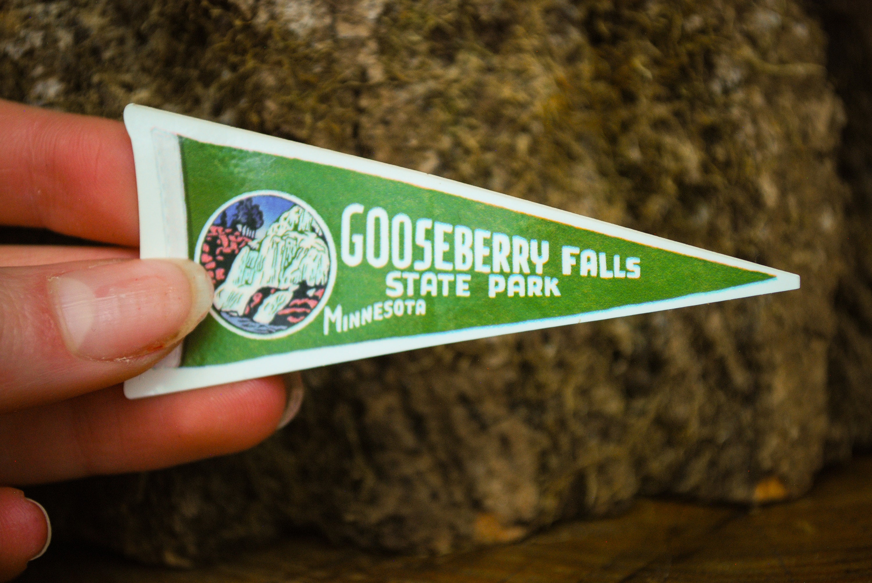 Gooseberry Falls State Park MN Sticker Pennant Flag Sticker Waterproof ...