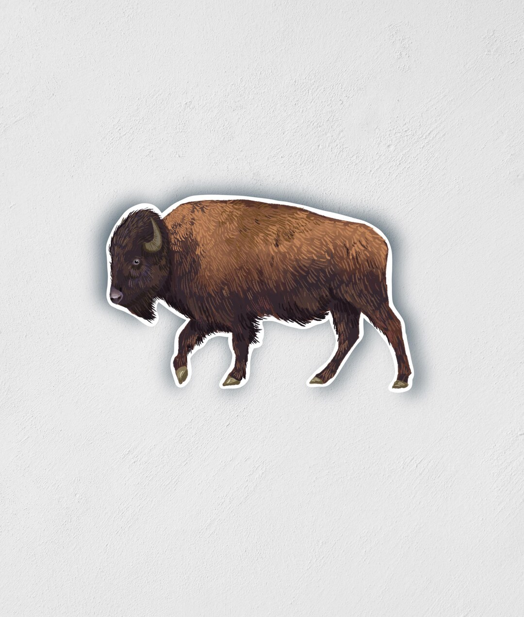 Waterproof Bison Sticker: Midwest Laptop Decal (3") - Etsy
