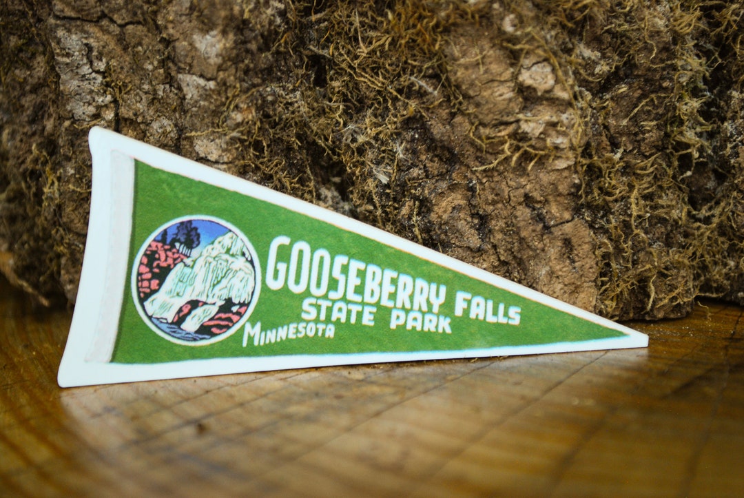 Gooseberry Falls State Park MN Sticker Pennant Flag Sticker Waterproof ...