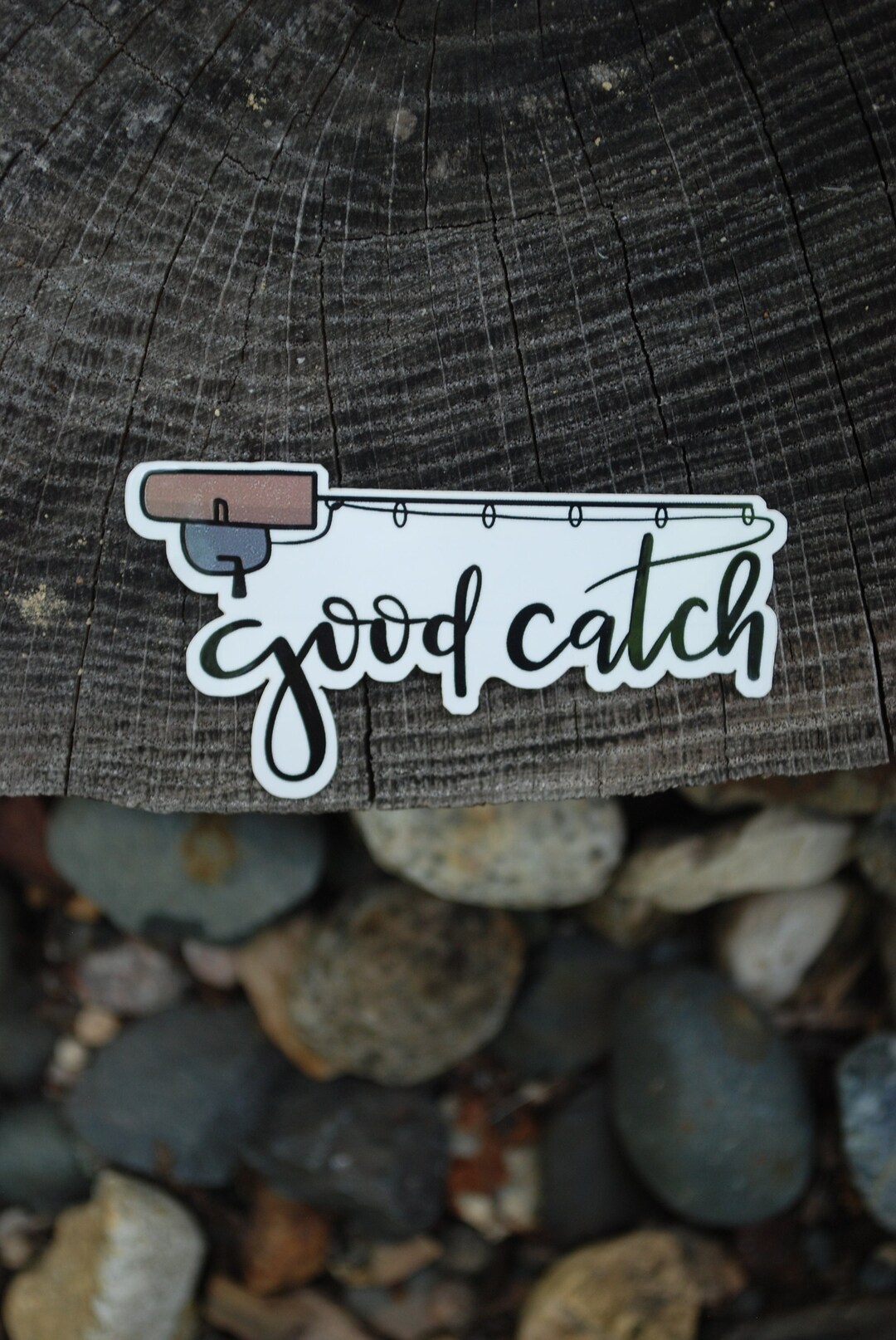 Good Catch Sticker Fishing Decal Waterproof Sticker Midwest Sticker ...