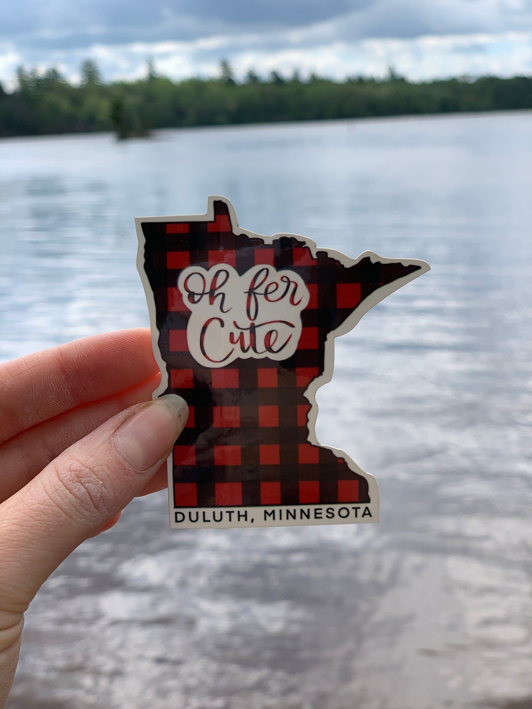Duluth oh Fer Cute Minnesota Sticker Minnesota State Sticker Waterproof ...
