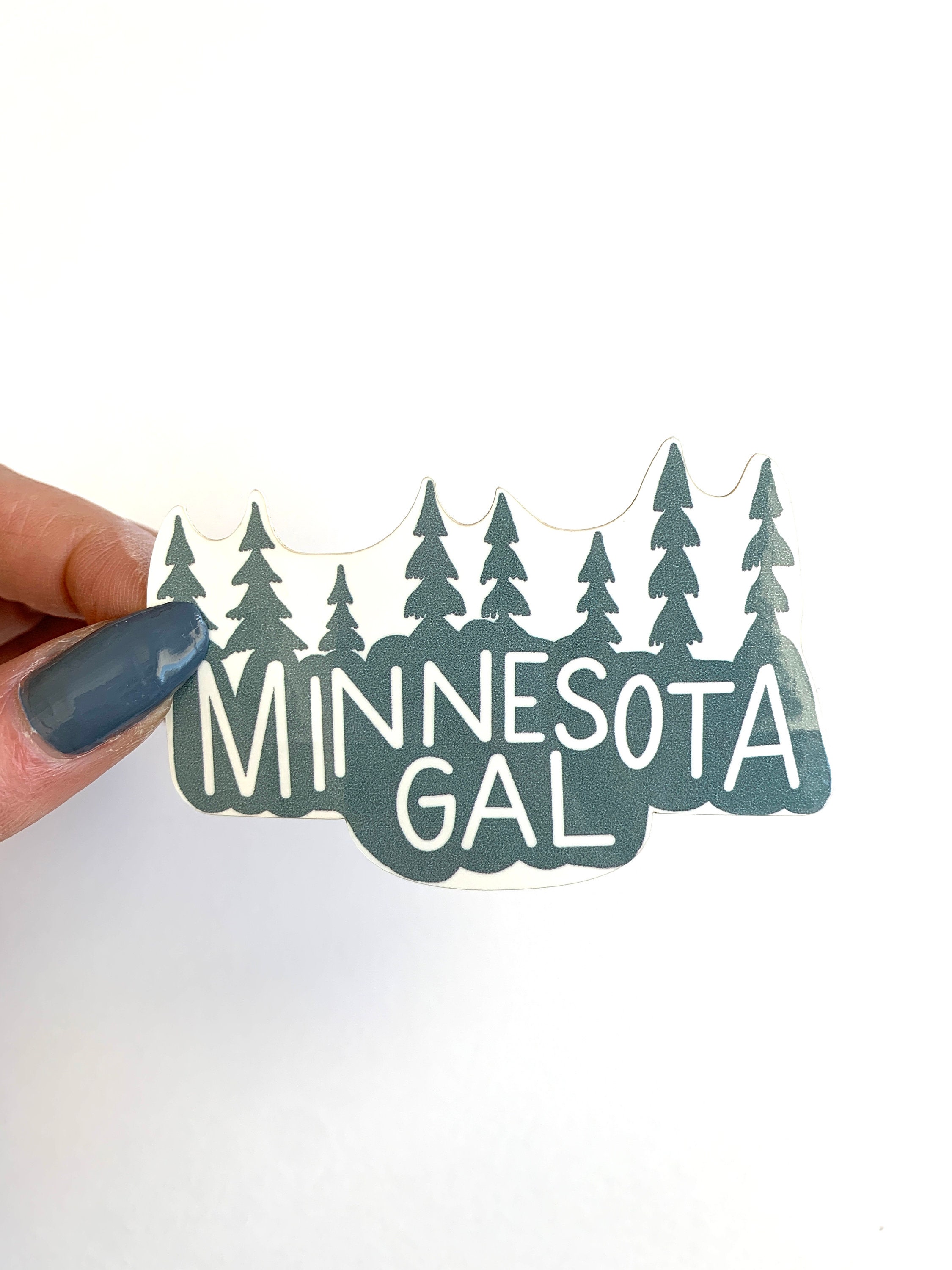 Minnesota Gal Sticker Minnesota Decal Waterproof Sticker - Etsy