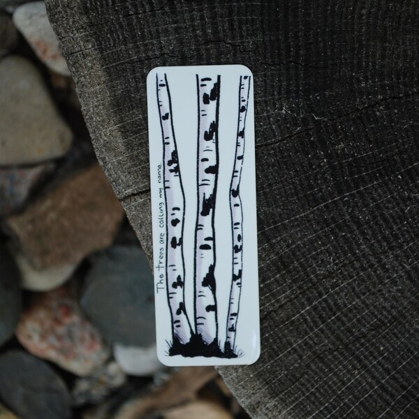 Birch Tree Decal - Etsy