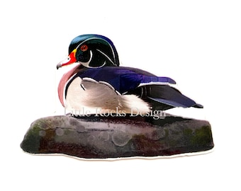 Wood Duck Sticker - Etsy
