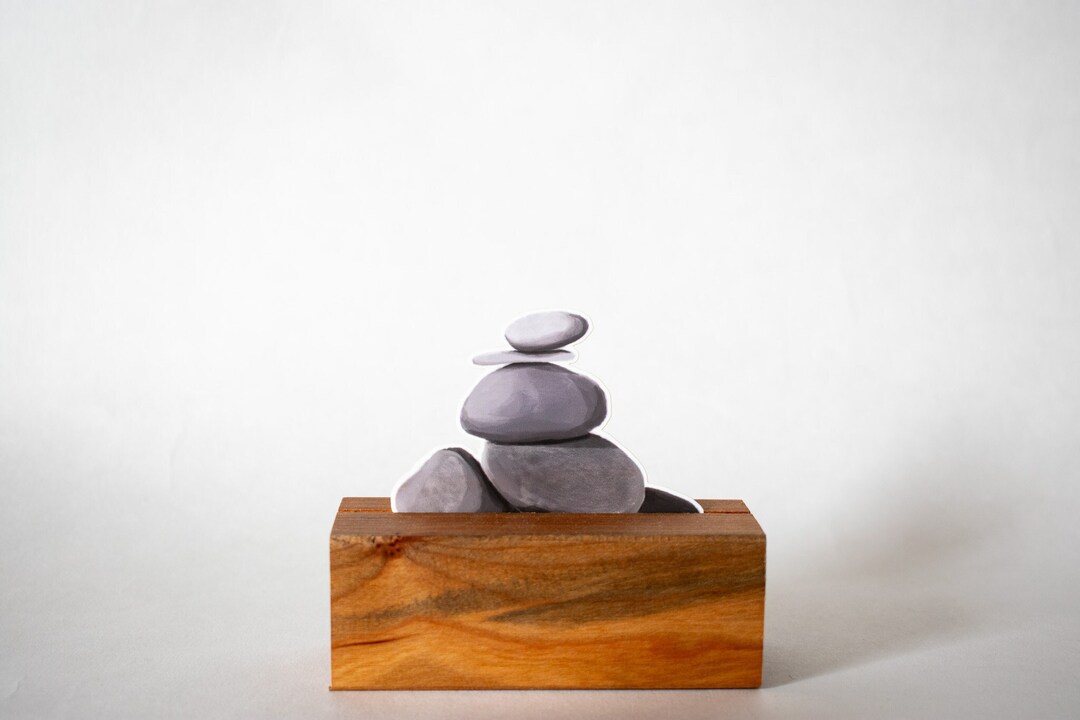 Stacked Rocks Sticker: Waterproof Laptop Decal - Etsy