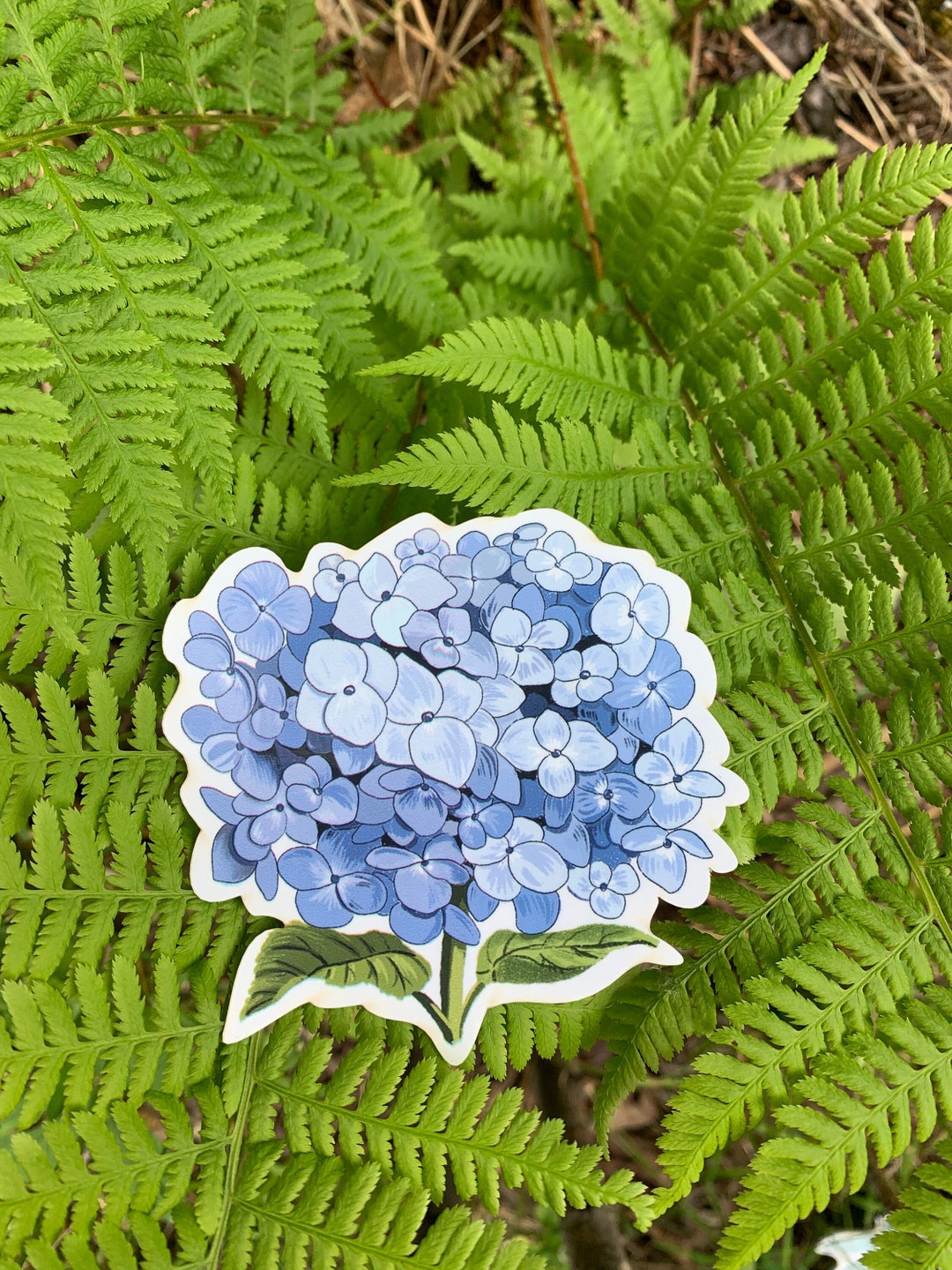 Hydrangea Sticker Flower Sticker Outdoor Decal - Etsy