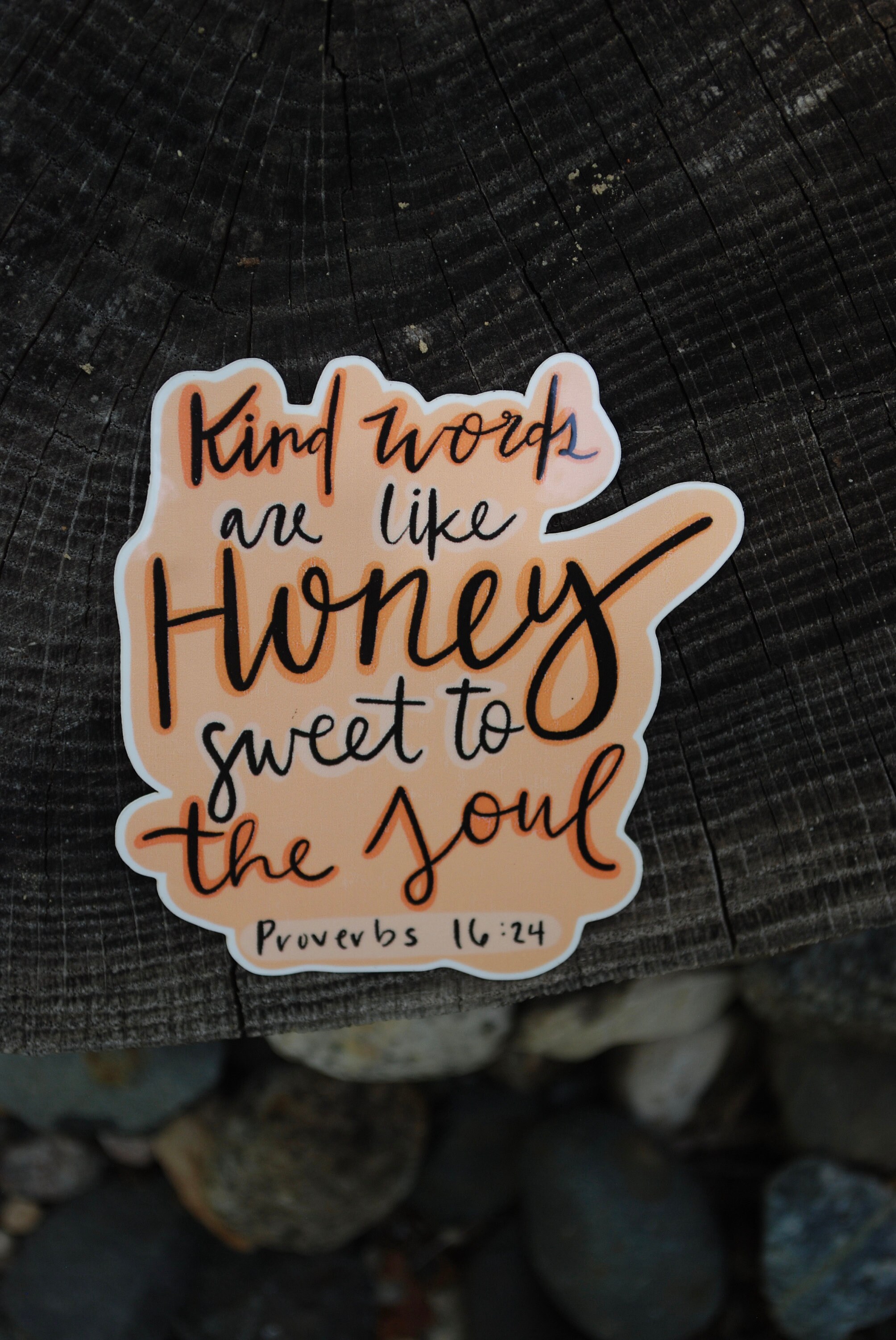 Kind Words Are Like Honey Sticker Waterproof Sticker - Etsy