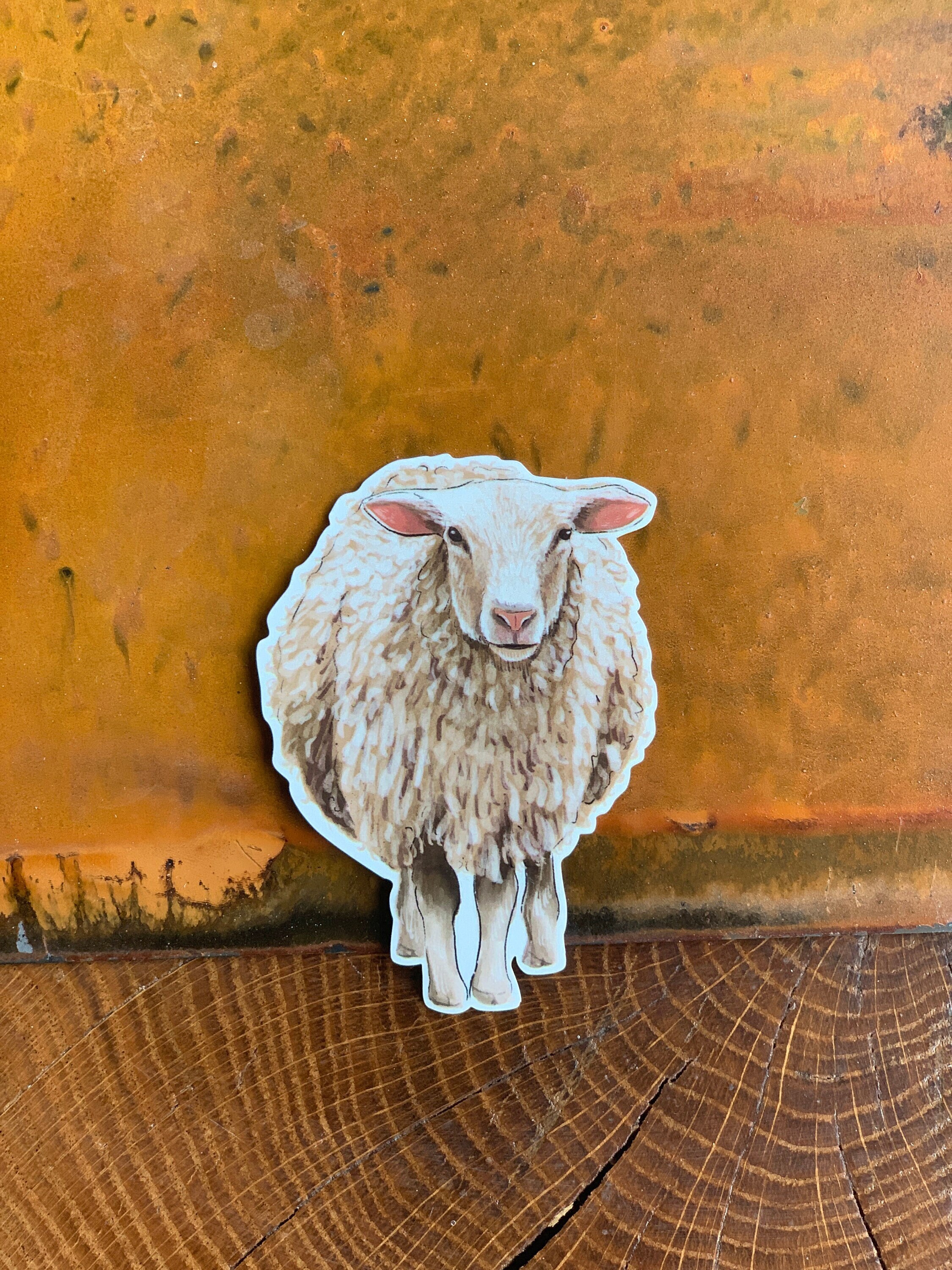Sheep Sticker Waterproof Sticker Farm Animal Decal State Fair Sticker ...
