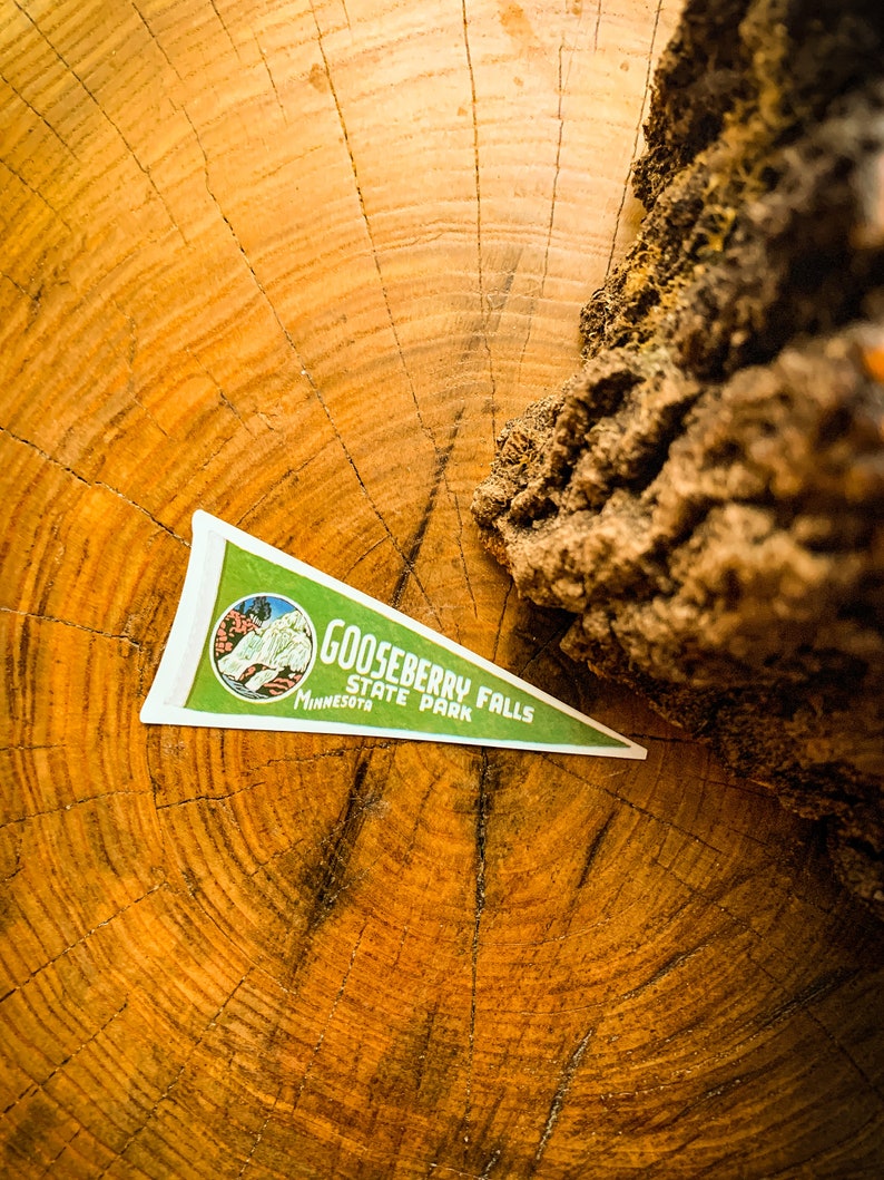 Gooseberry Falls State Park MN Sticker Pennant Flag Sticker Waterproof ...