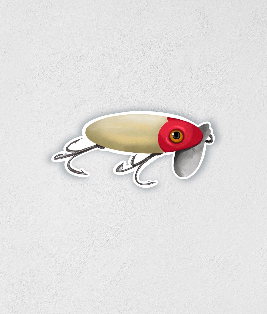 Vintage Bug Lure Sticker | Waterproof Sticker | Laptop Sticker | Trendy ...