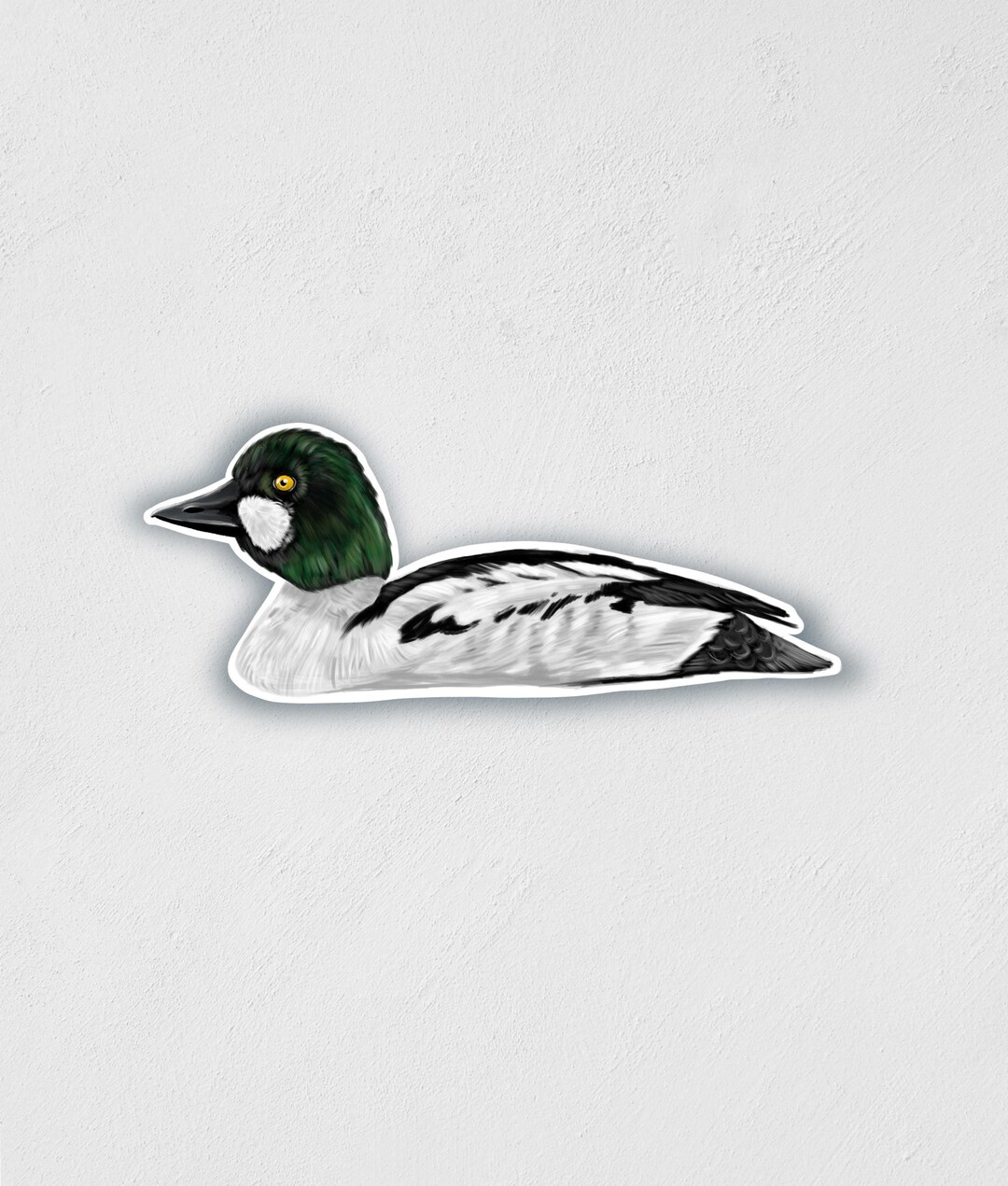 Goldeneye Duck Sticker: Waterproof Vinyl Decal (3.7" X 5.6") - Etsy