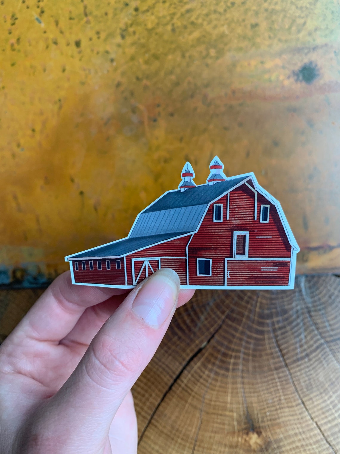 Red Barn Sticker Barn Decal Waterproof Sticker Laptop - Etsy