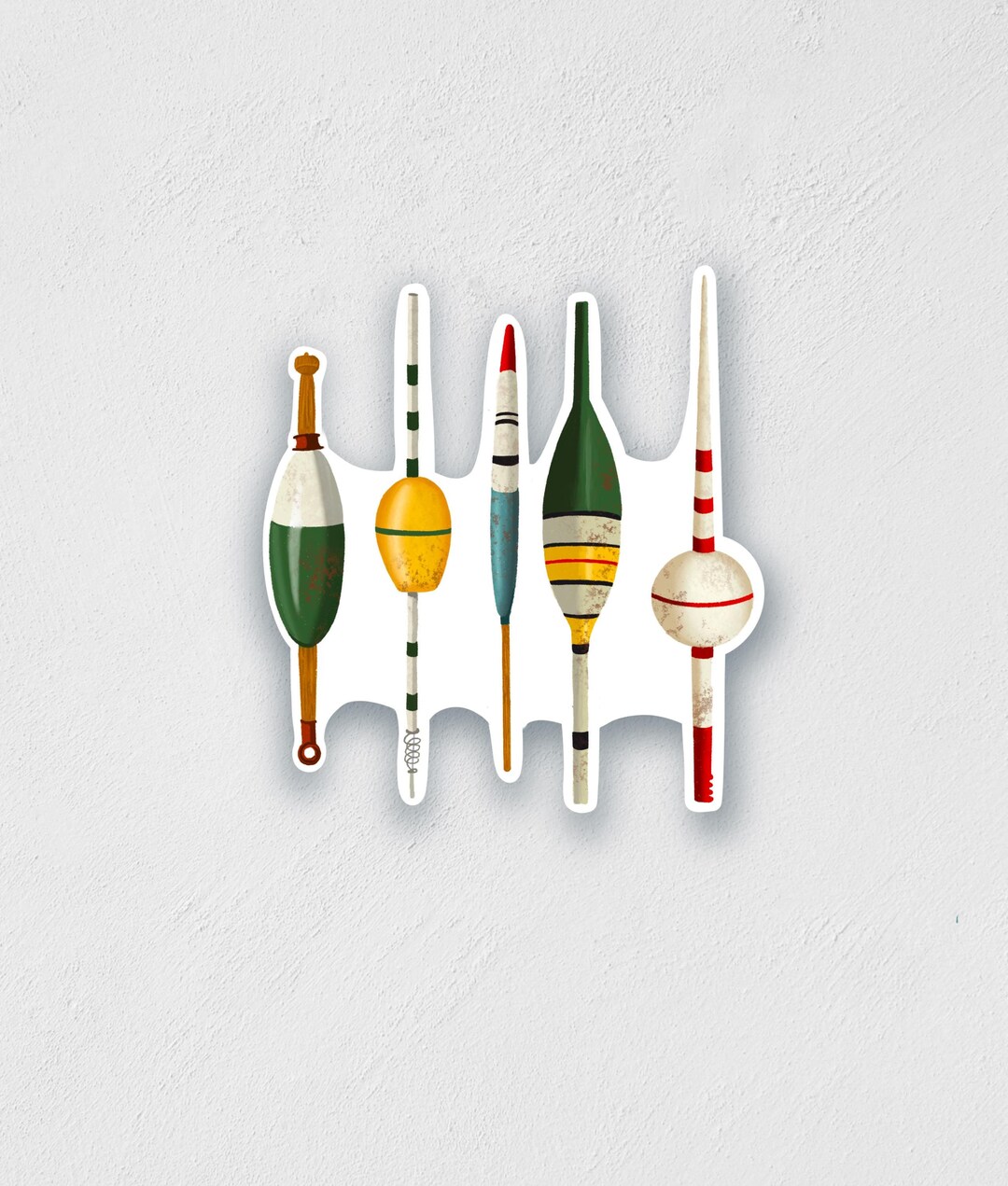 Vintage Bobber Collection Sticker | Waterproof Sticker | Bobber Decal ...