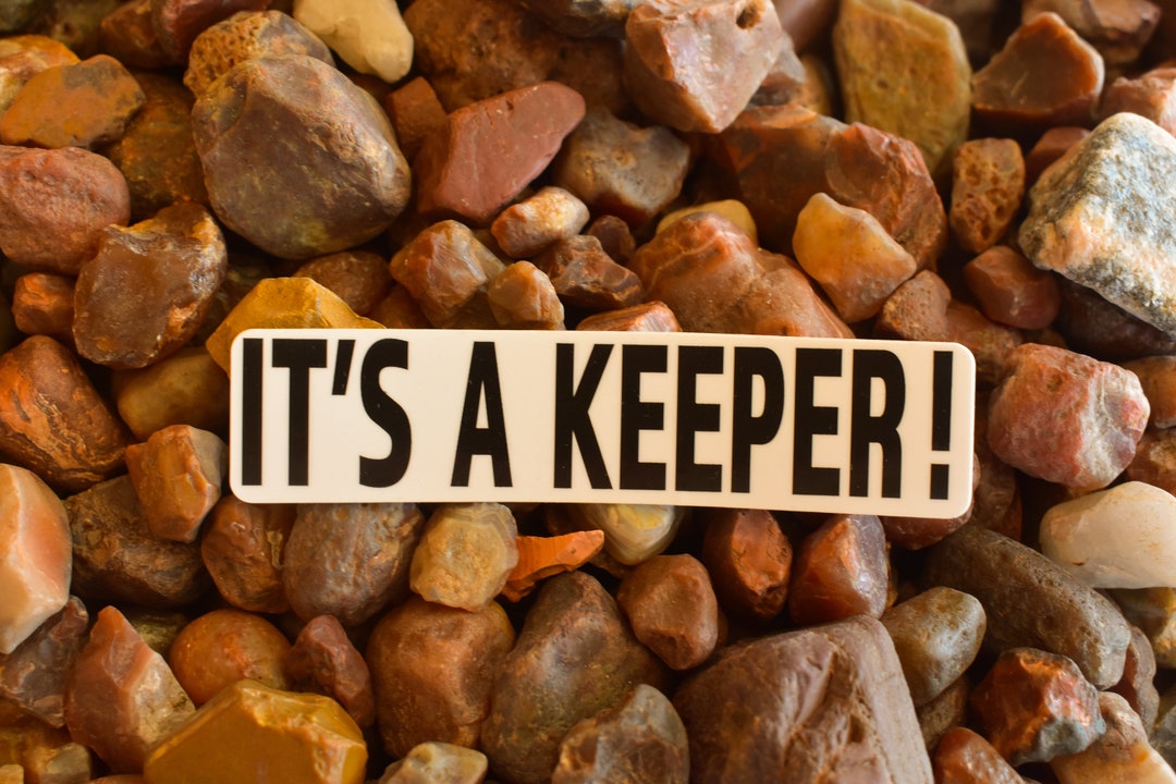 Its A Keeper Sticker Waterproof Sticker Trendy Gift Fishing Quote ...