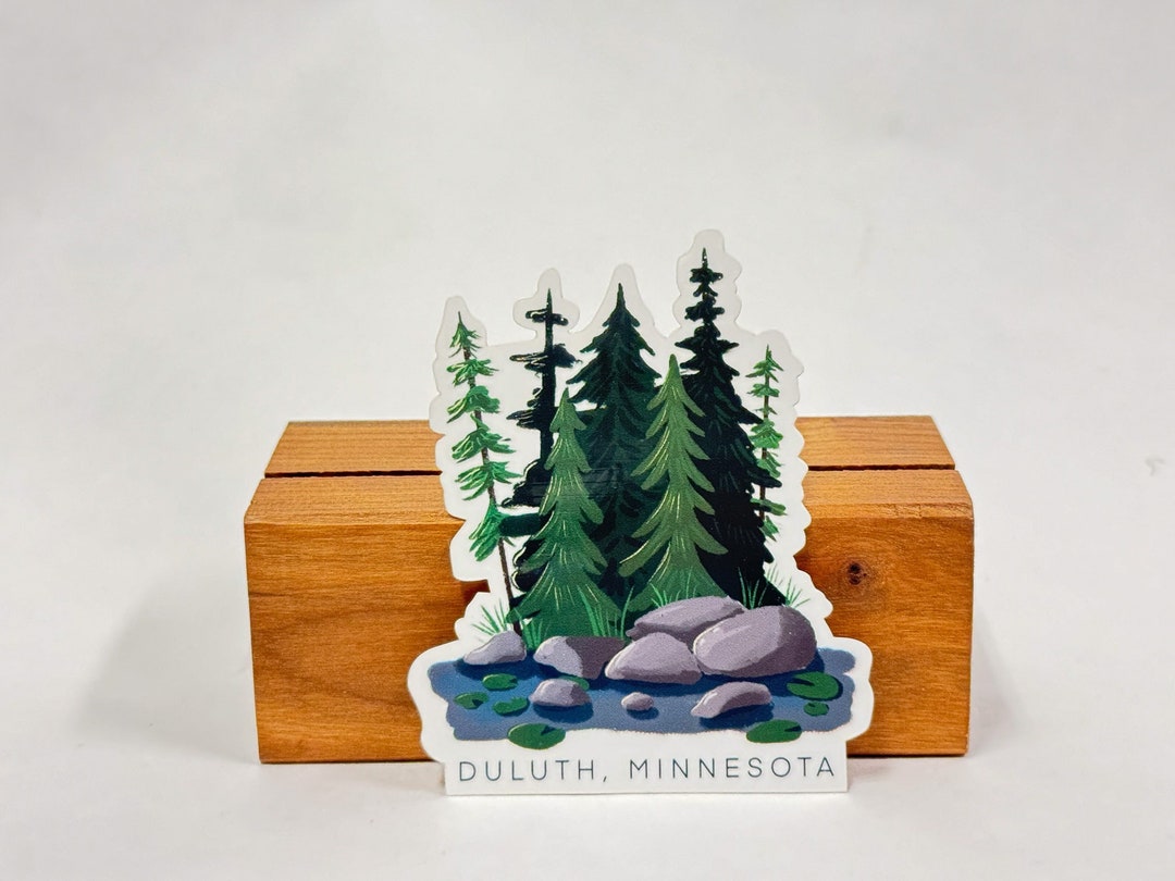 Duluth MN Trees Sticker: Waterproof Forest Decal - Etsy