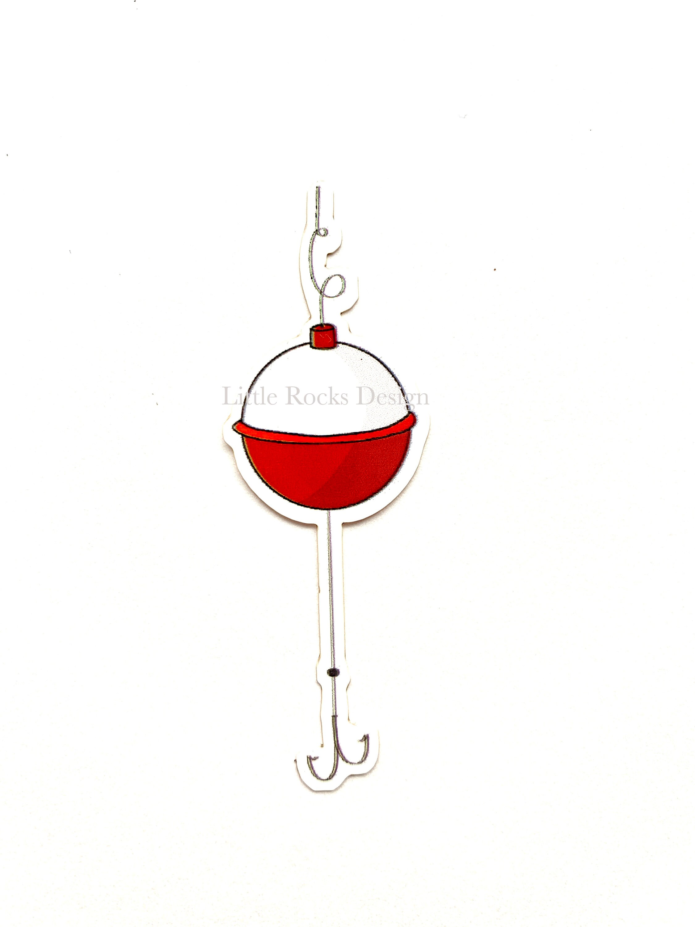 Bobber Line Sticker Waterproof Sticker Bobber Sticker - Etsy
