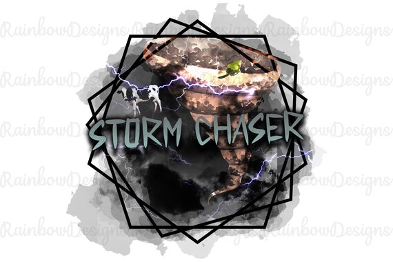 Storm Chaser Sublimation PNG Design Lightning Tornado - Etsy