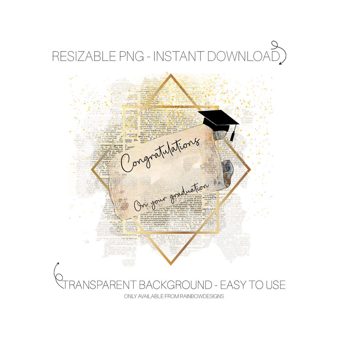 Graduation Clipart | Congratulations Sublimation PNG | Printable Mug ...