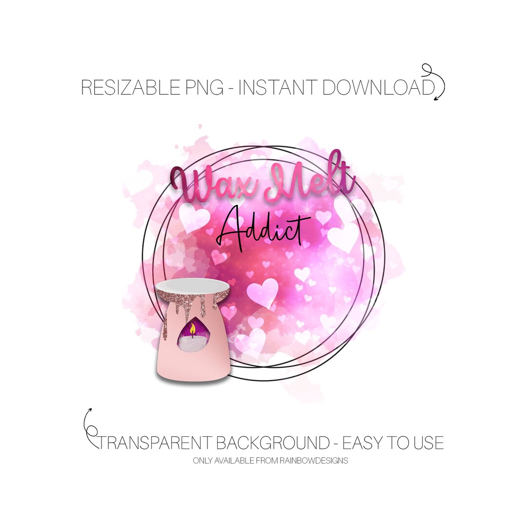 Wax Melt Addict Sublimation PNG Design, Wax Melt Design for Sublimation ...