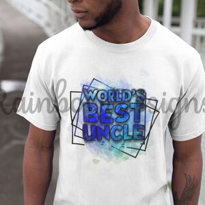 World's Best Uncle Sublimation PNG, Uncle Design for Sublimation - Etsy UK