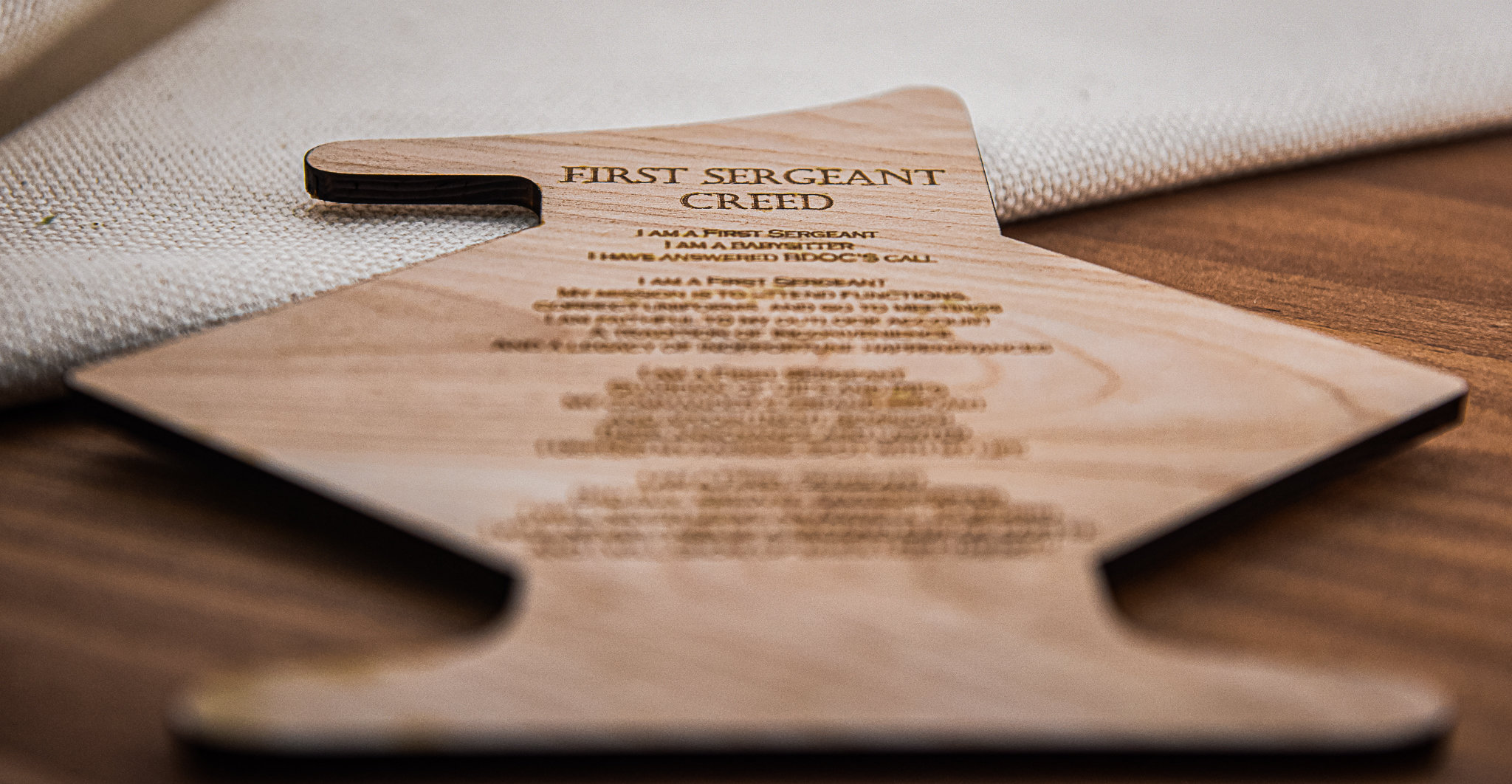 USAF First Sergeant Creed - Etsy