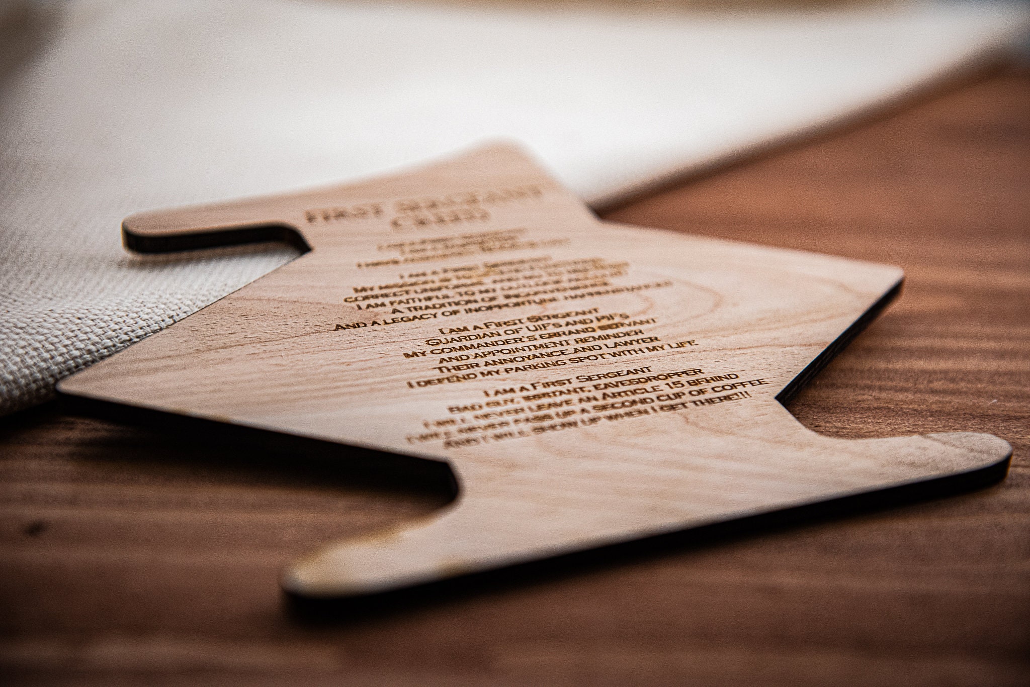 USAF First Sergeant Creed - Etsy