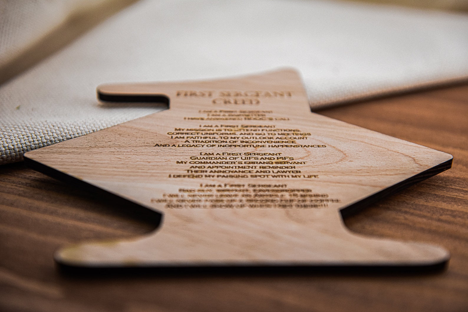 USAF First Sergeant Creed - Etsy