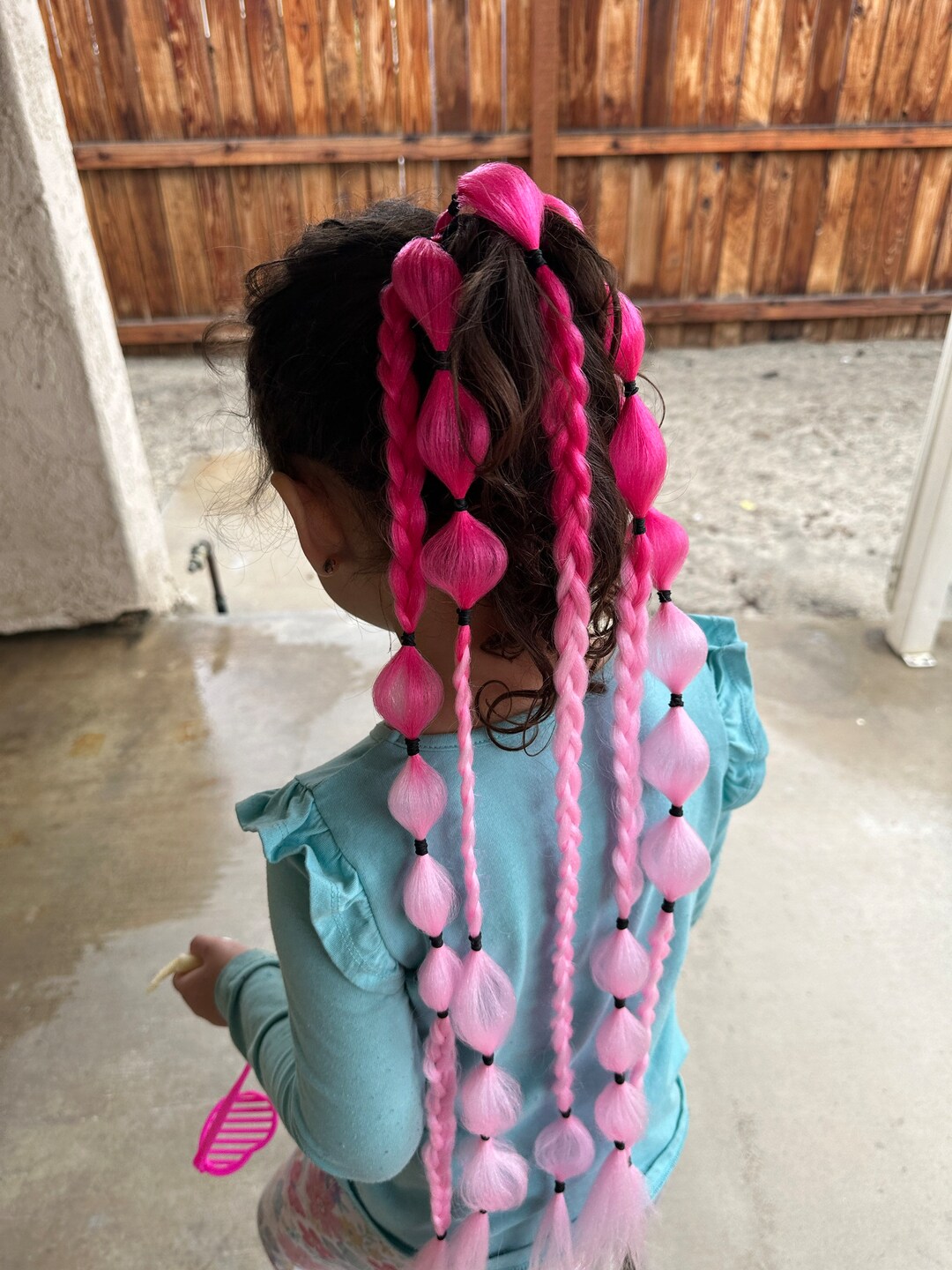 Breast Cancer Braid Hair Tie - Etsy