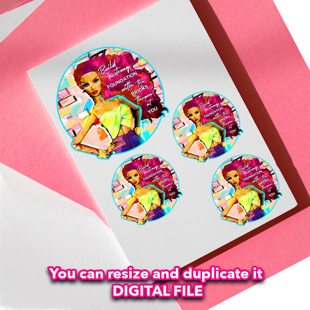 DIGITAL FILE ART Instant Download Build a Strong Foundation With the ...