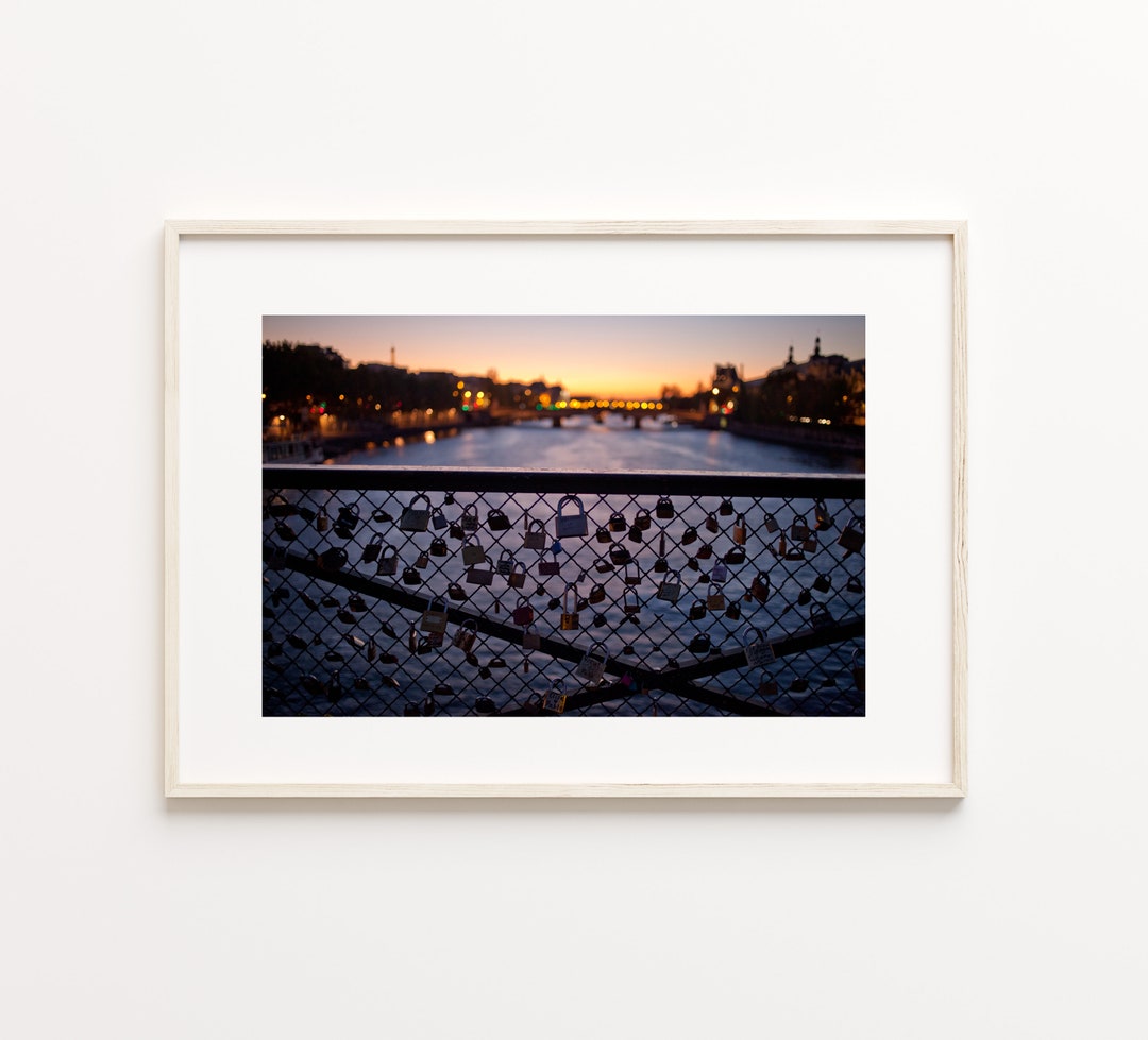 Love Lock Bridge Wall Art Hi-res Digital Print Photo Download - Etsy