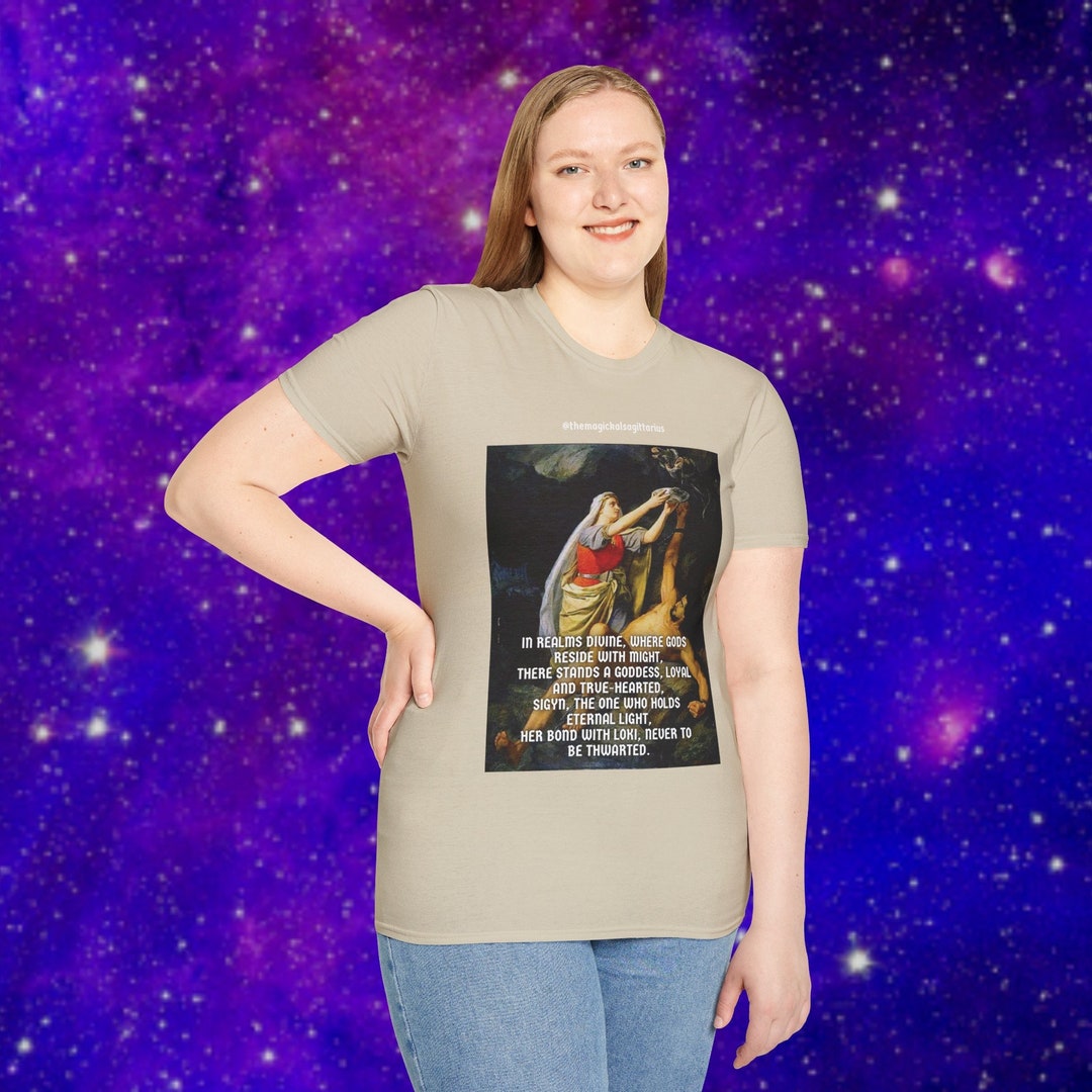 Loki & Sigyn-graphic Poem T-shirt - Etsy