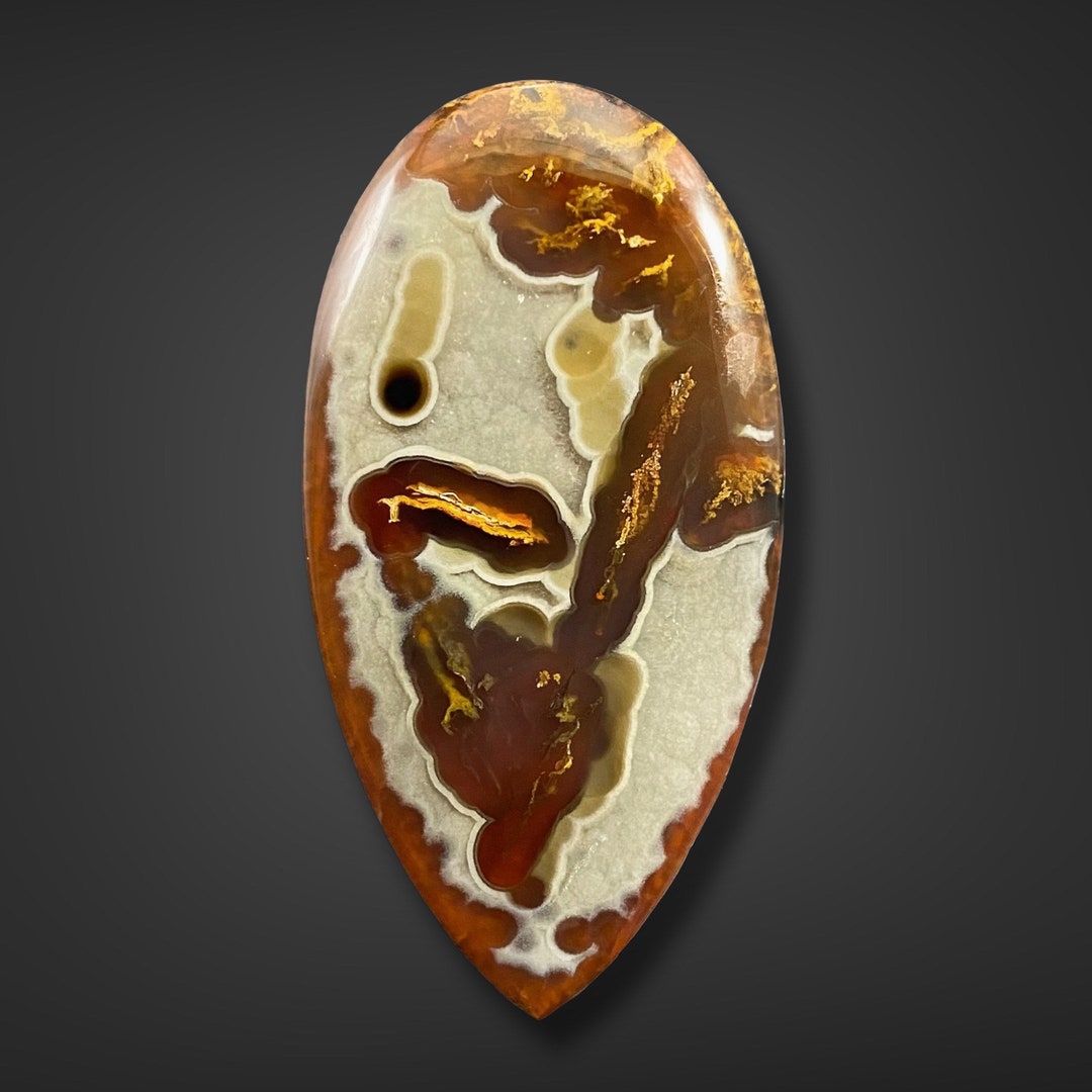 Turkish Designer Pseudomorph Carnelian Agate Cabochon - Etsy