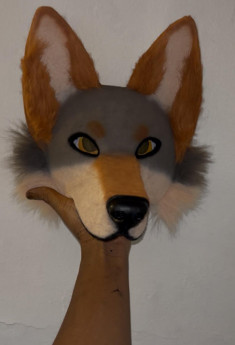 Custom Animal Mask Commission | Handmade Realistic Faux Fur Mask ...