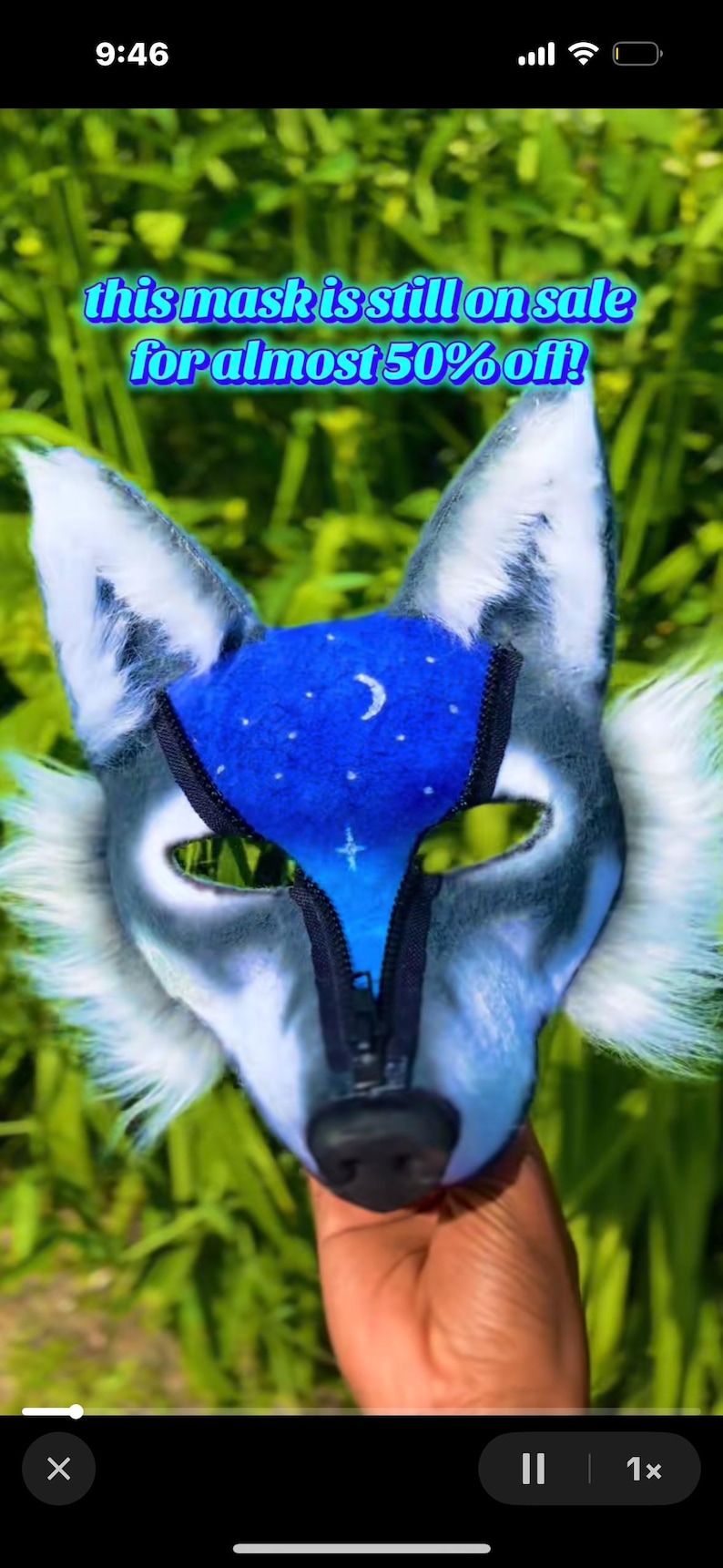 Custom Animal Mask Commission | Handmade Realistic Faux Fur Mask ...