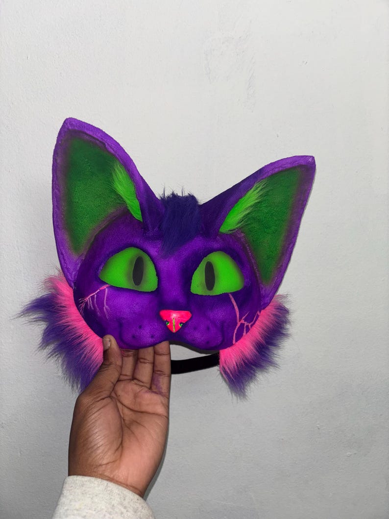 Custom Animal Mask Commission | Handmade Realistic Faux Fur Mask ...