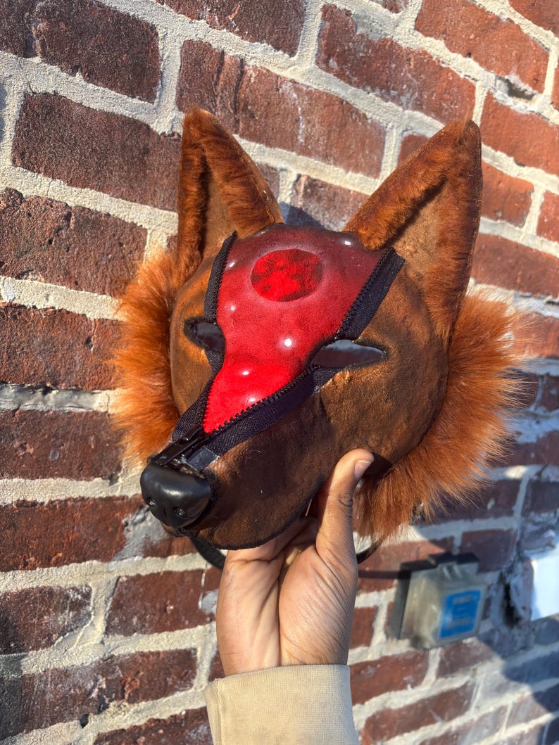 Custom Animal Mask Commission | Handmade Realistic Faux Fur Mask ...