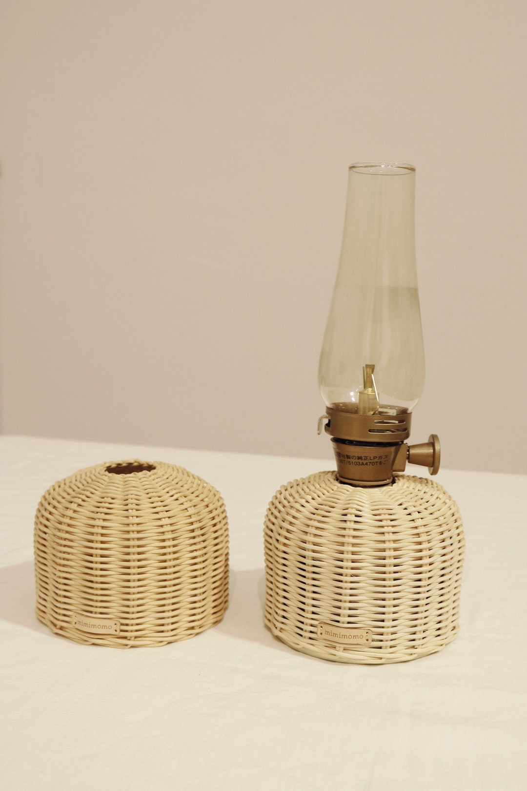 Rattan Gas Canister Cover / Handwoven / Outdoor / Camping / Home ...