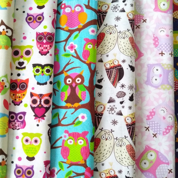Owl Fabric - Etsy