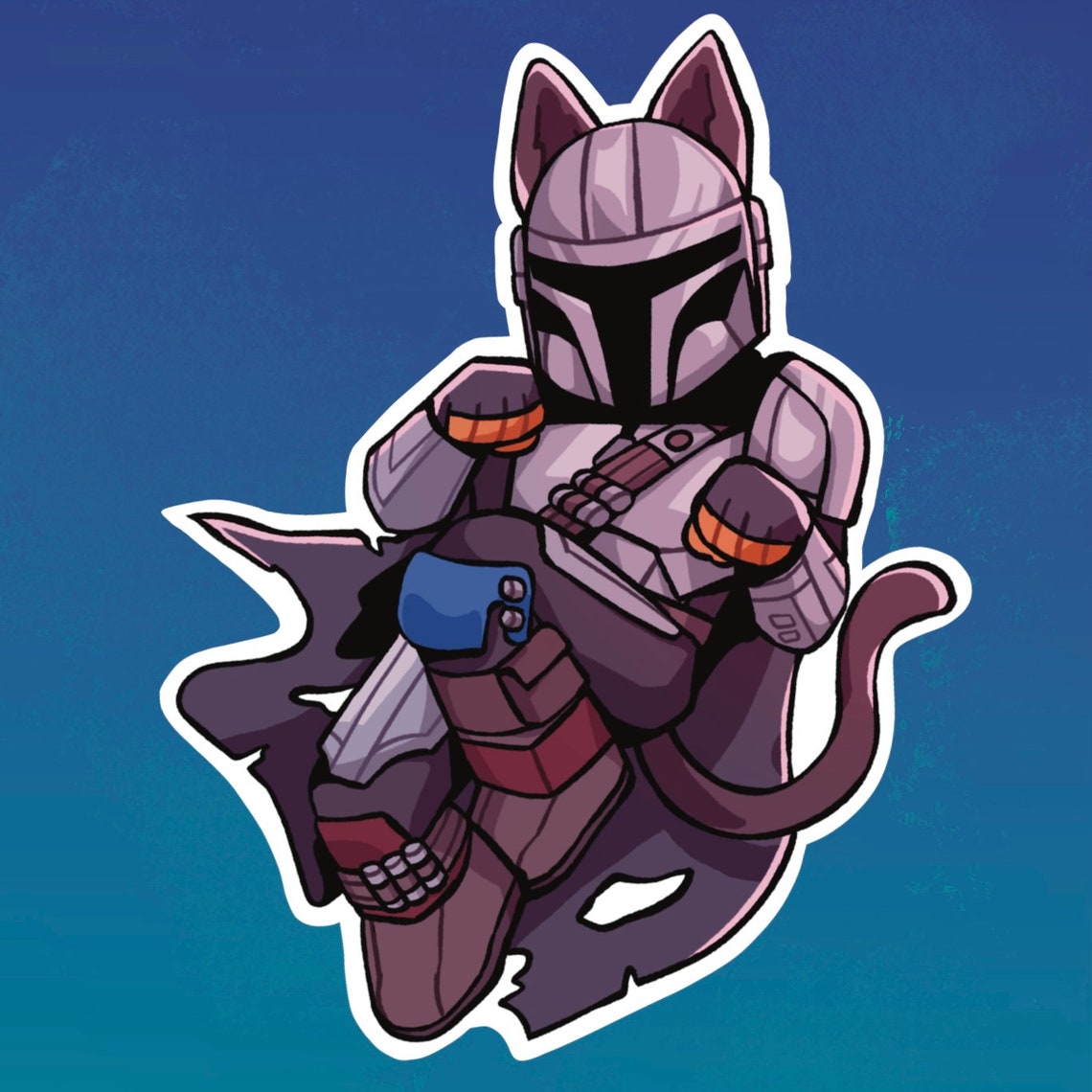 Mando Animal Friends Vinyl Stickers - Etsy