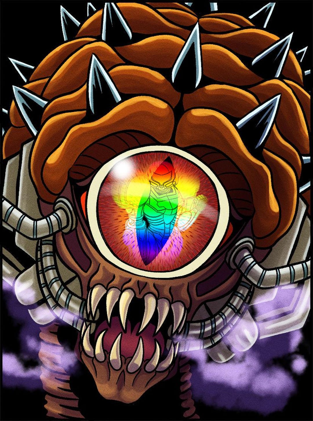 Mother Brain's End - Super Metroid Poster - Etsy