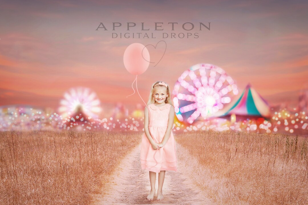 Country Fair, Carnival Digital Background, Backdrop for Photography ...