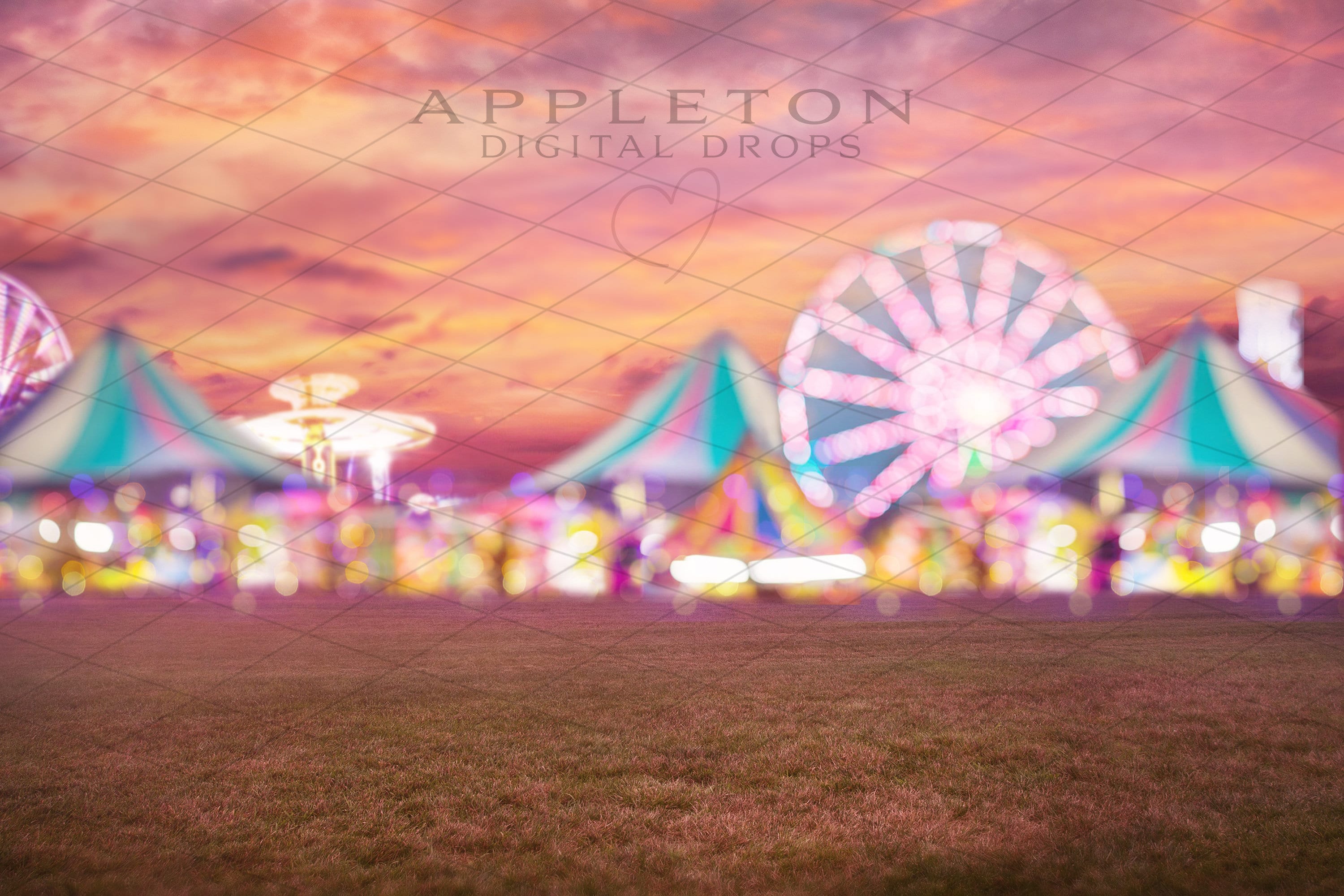 Fairground Carnival Digital Background Backdrop Photoshop - Etsy UK