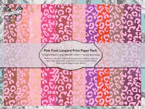 Hot Pink Animal Print Wallpaper