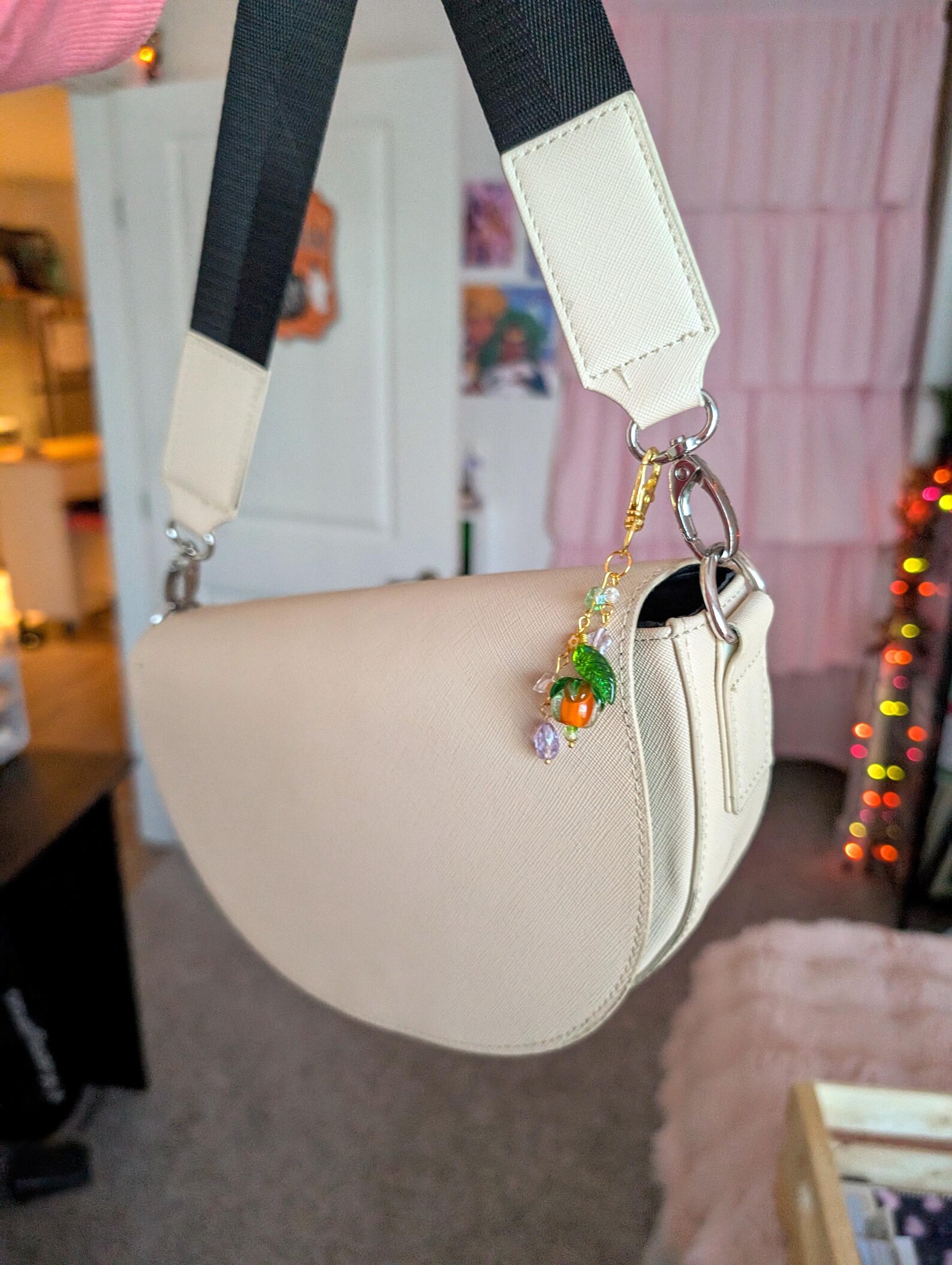 Cute Glass Berry Charms Tangerine, Strawberry, Blackberry Keychains ...